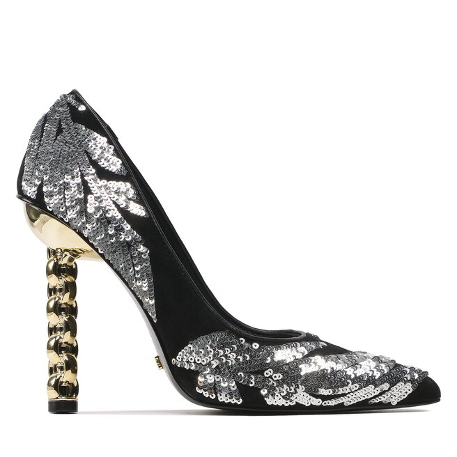High Heels Kat Maconie Lydia Black/Silver | eschuhe.de