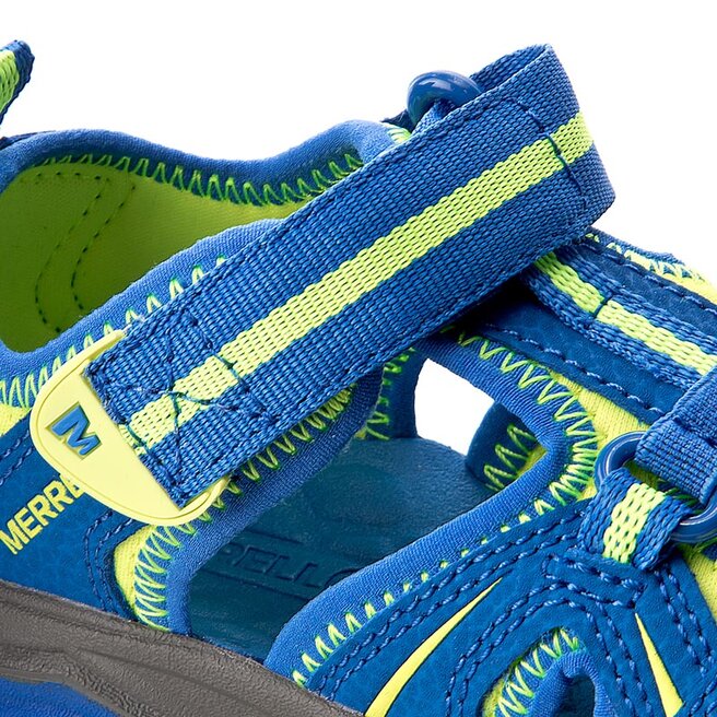 Sandały Merrell Hydro MC56929 Blue/Citron | eobuwie.com.pl