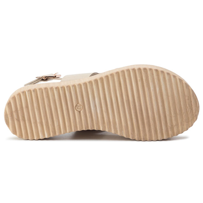 Sandały Nessi 19569/M Beżowy | eobuwie.com.pl