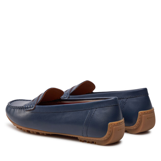 Mokasyny Geox D Kosmopolis + Grip D35RCA 00043 C4002 Granatowy | eobuwie.com.pl