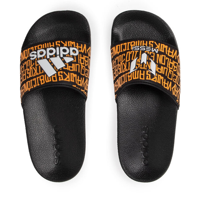 Chanclas adidas Adilette Shower Messi K GW6136 Core Black/Cloud White ...