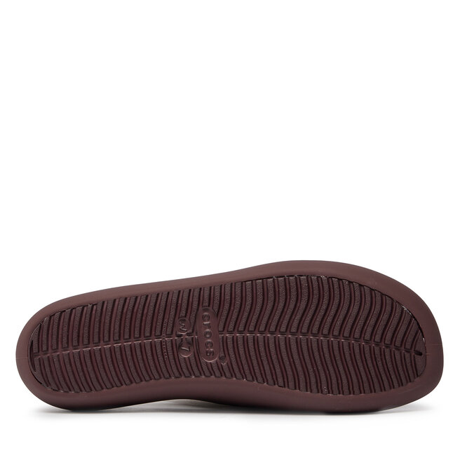 Baleriny Crocs Brooklyn Flat 209384 Bordowy | eobuwie.com.pl