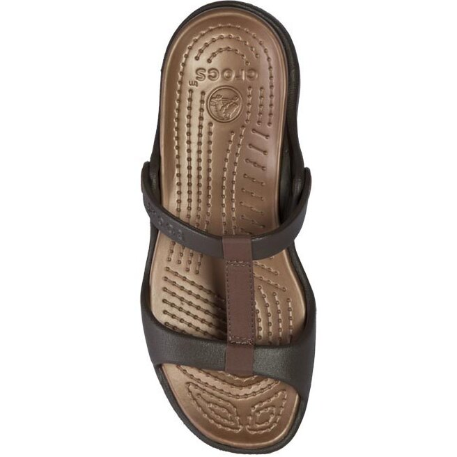 Klapki Crocs Cleo III Women 11216 Brązowy | eobuwie.com.pl
