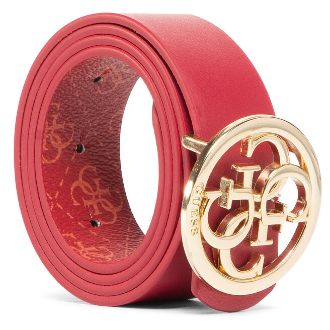 Pasek Damski Guess Jensen Belts BW7411 VIN35 Czerwony | eobuwie.com.pl
