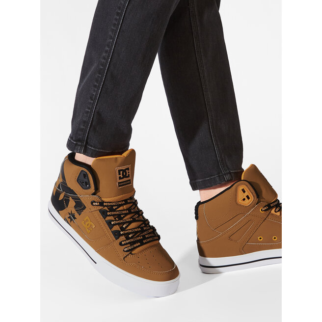 Sneakers DC Pure High-Top Wc Se Sn ADYS400093 Wheat/Black(WEA) | eschuhe.de