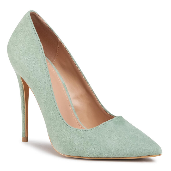 Pantofi cu toc subțire DeeZee KL-92831-231 Green | epantofi.ro