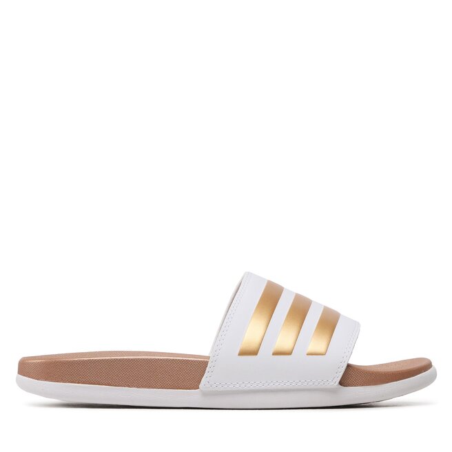 Pantoletten adidas adilette Comfort H03618 Weiß | eschuhe.de