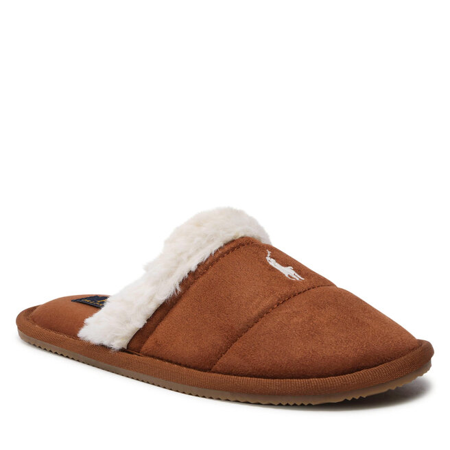 Hausschuhe Polo Ralph Lauren Kelcie RF103631 Snuff/Crm | eschuhe.de