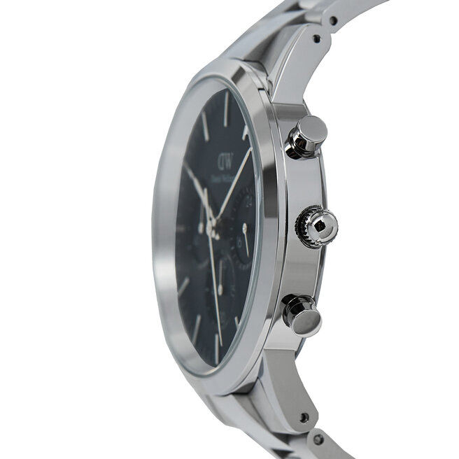 Ceas Daniel Wellington Iconic Chronograph Link Arctic DW00100644 ...