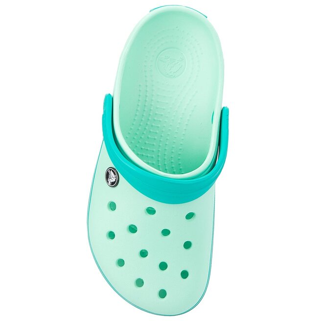 Klapki Crocs Crocband 11016 Zielony | eobuwie.com.pl