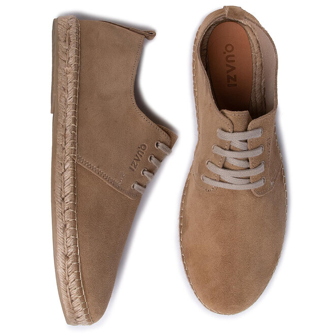 Espadryle QUAZI QZ-70-04-000707 Brązowy | eobuwie.com.pl