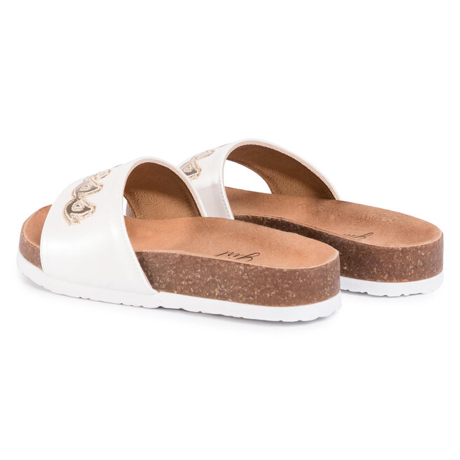 Şlapi Guess Sylvie FI6SYL ELE03 Bej | epantofi.ro