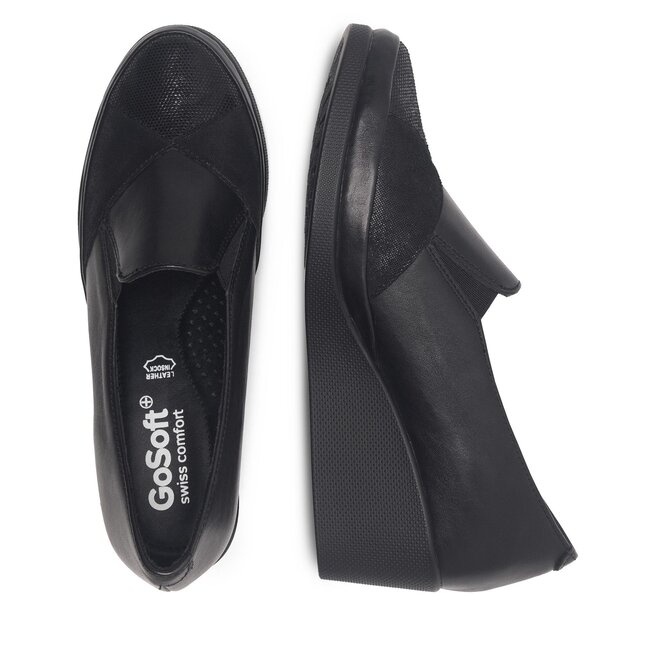 Półbuty Go Soft EST-295-08 Czarny | eobuwie.com.pl