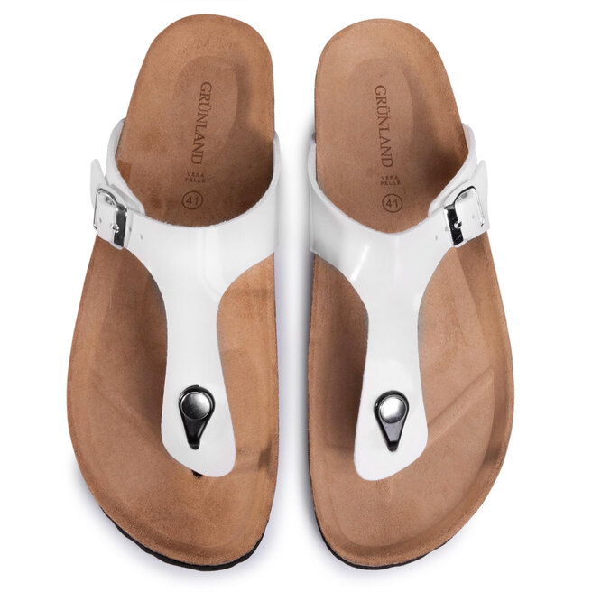 Japonki Grünland Sara CB0025-70 Bianco | eobuwie.com.pl