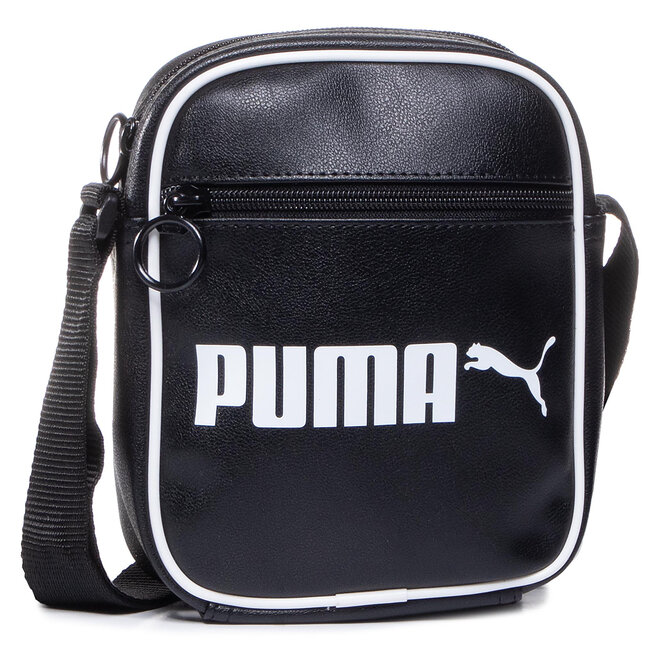 Umhängetasche Puma Campus Portable Retro 7664101 Schwarz | eschuhe.de