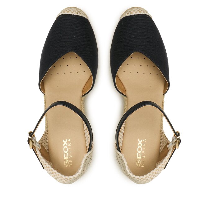 Espadryle Geox D Gelsa D35TPA 00010 C4002 Granatowy | eobuwie.com.pl
