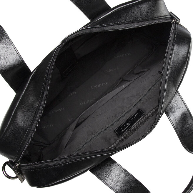 Torba na laptopa Lanetti BMM-U-041-10-08 Black | eobuwie.com.pl