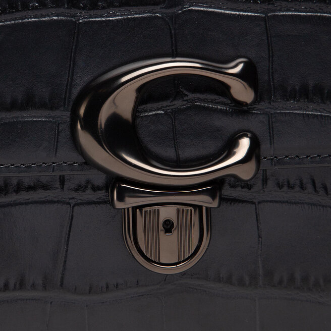 Bolso Coach Emb Croc Studio Sb C6640 V5BLK Black V5 | zapatos.es