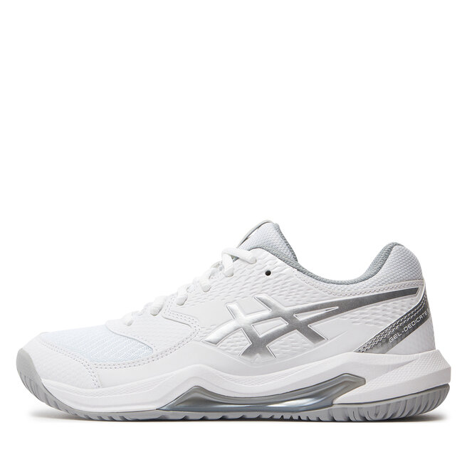 Παπούτσια Asics Gel-Dedicate 8 1042A237 White/Pure Silver 101 | epapoutsia.gr