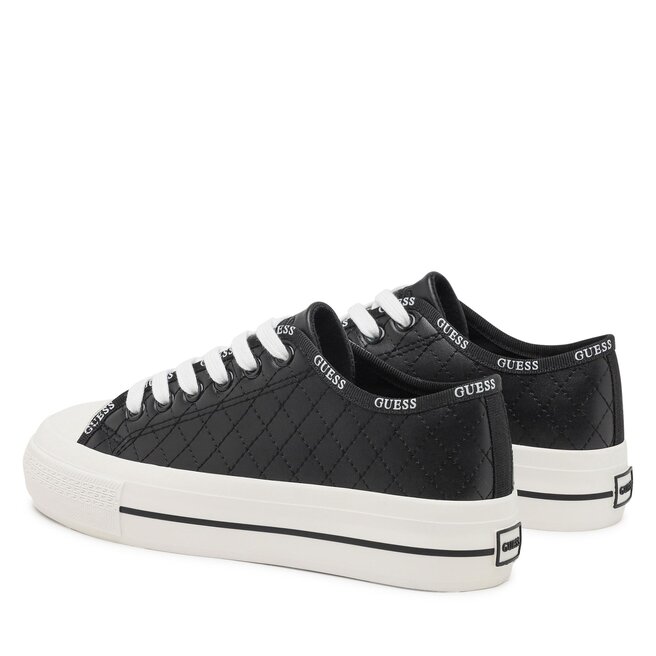 Sneakers aus Stoff Guess Emma FL7EMM ELE12 BLACK | eschuhe.de