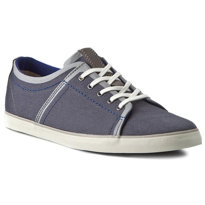 Scarpe sportive Clarks Rorric Plain 261141637 Blue Canvas | escarpe.it