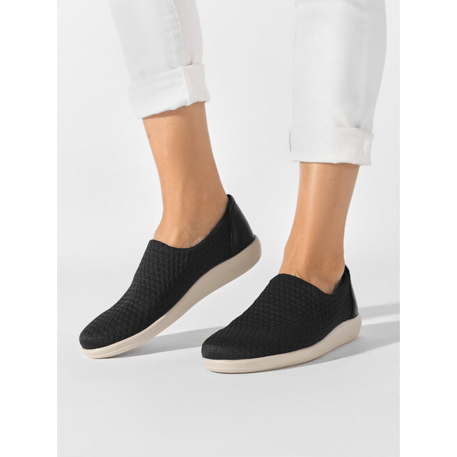 Półbuty ECCO SOFT 2.0 20657351052 Czarny | eobuwie.com.pl