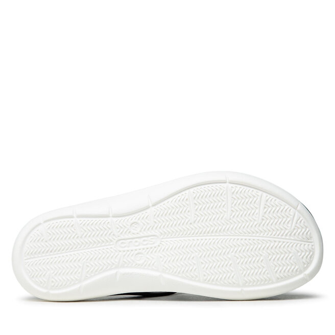Klapki Crocs Swiftwater Sandal W 203998 Black/White | eobuwie.com.pl