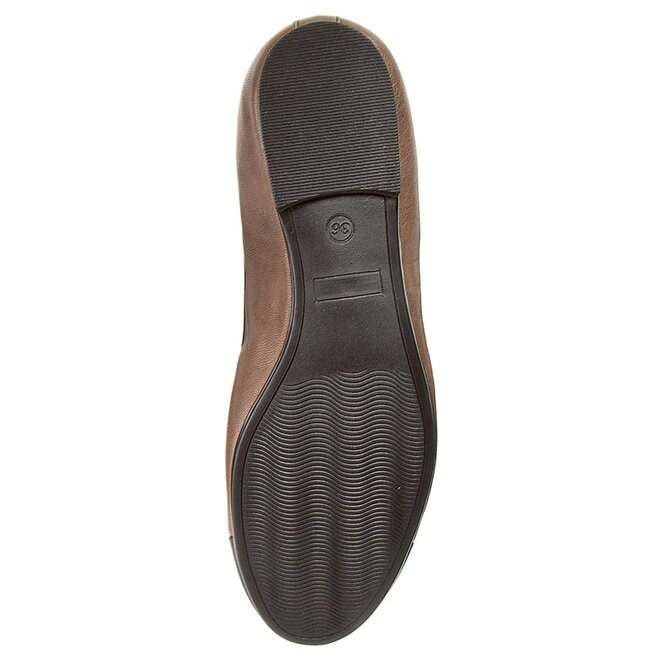 Baleríny But-s Y057-PF9-0A0 Camel/Czarny | eobuv.cz