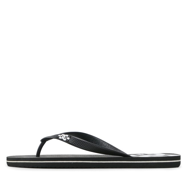 Flip flop DC Spray ADYL100080 Black/Black/White(Blw) | epantofi.ro