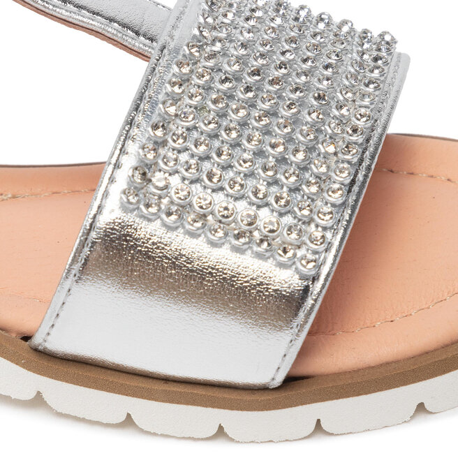 Sandalen Flamingo F04000-Z Silberfarben | eschuhe.de