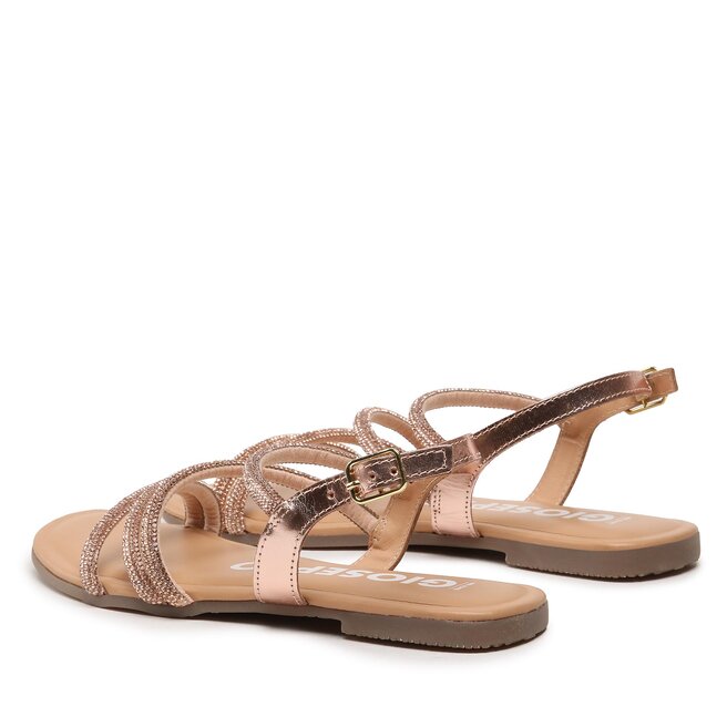 Sandały Gioseppo Jeceaba 69167-P Rose Gold | eobuwie.com.pl