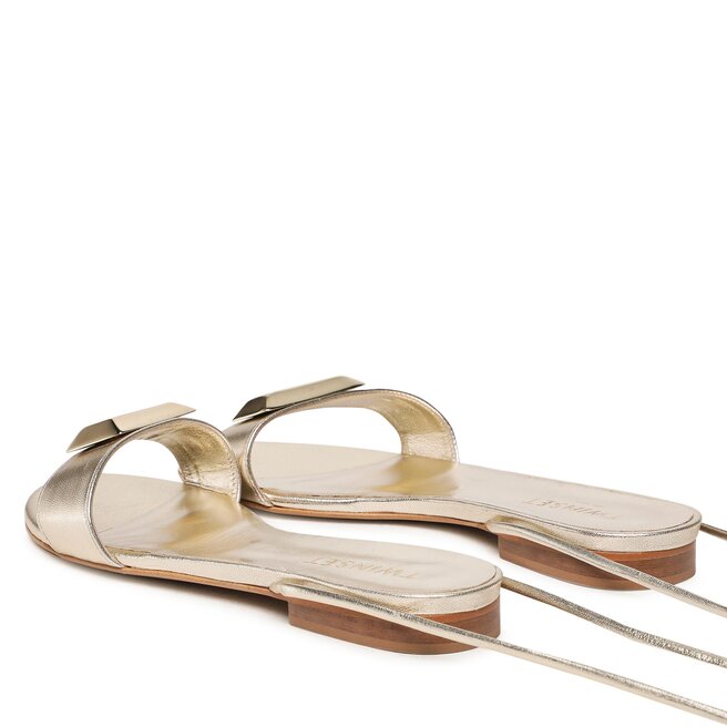Sandali TWINSET 231TCT152 Oro | escarpe.it