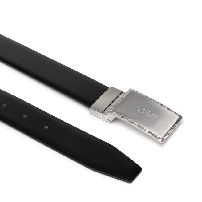 Pasek Męski Boss Gioi 50475179 10199089 01 Czarny | eobuwie.com.pl