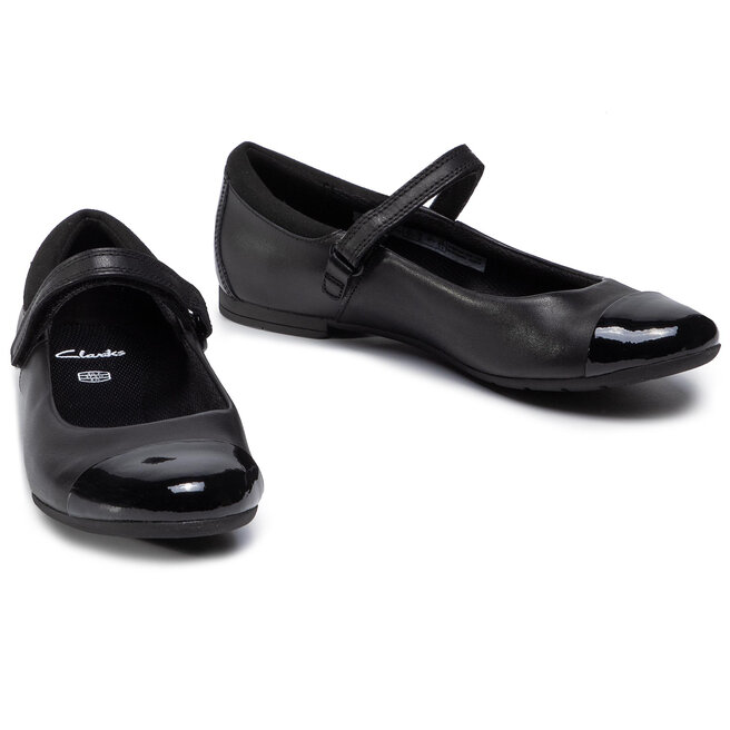 Halbschuhe Clarks Scala Gem Y 261495576 Black Leather | eschuhe.de