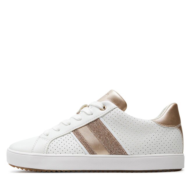 Sneakersy Geox D Blomiee D366HF 054AJ C1327 Biały | eobuwie.com.pl