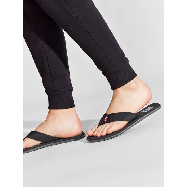 Flip flop Helly Hansen Logo Sandal 11600 993 Negru | epantofi.ro