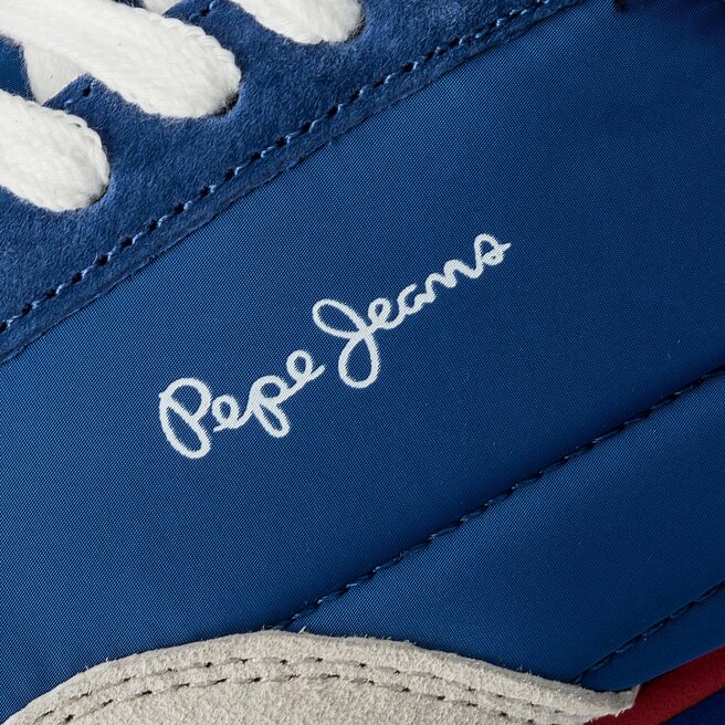 Sneakersy Pepe Jeans Tahiti PMS30367 Electric Blu 554 | eobuwie.com.pl