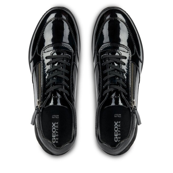 Sneakersy Geox D Calithe D36N0A 06722 C9999 Czarny | eobuwie.com.pl