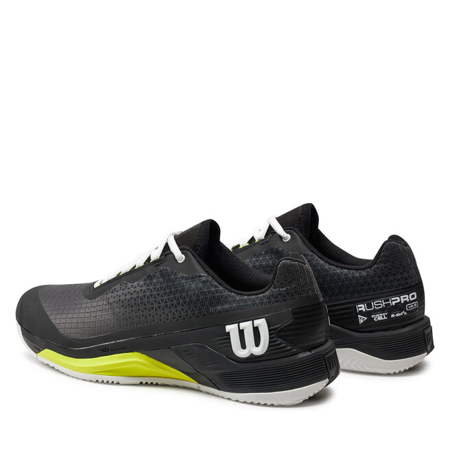Scarpe Wilson Rush Pro 4.0 Clay WRS332120 Nero | escarpe.it