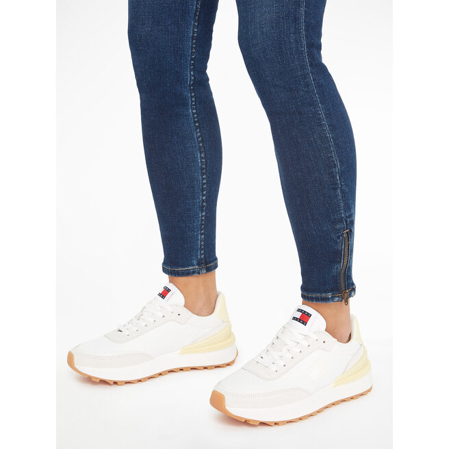 Sneakers Tommy Jeans Tjw Tech Runner Ess EN0EN02511 Alb | epantofi.ro