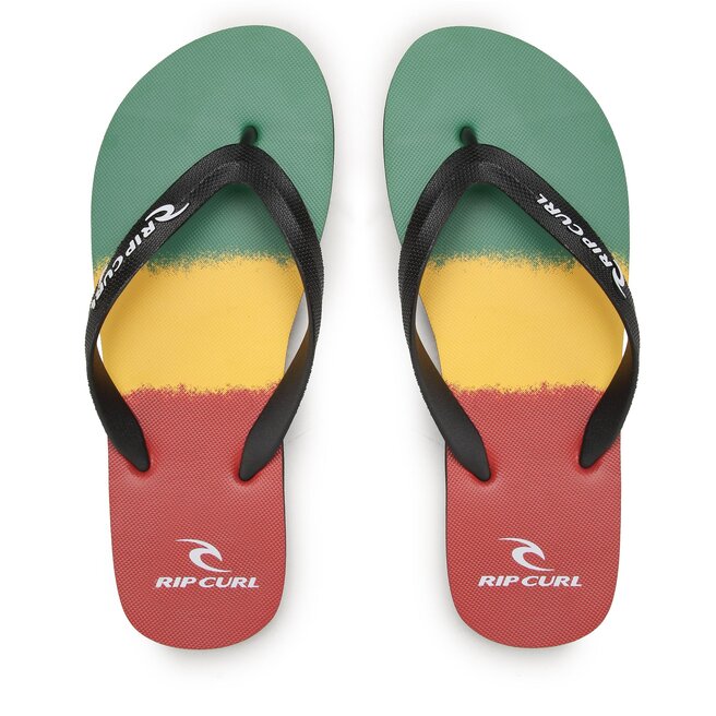 Japonki Rip Curl Big Fade Open Toe 19HMOT Rasta 1806 | eobuwie.com.pl