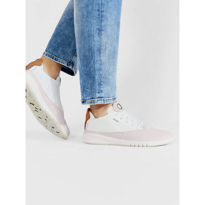 Sneakersy Geox U Aerantis A U927FA 02243 C1S1Z Biały | eobuwie.com.pl