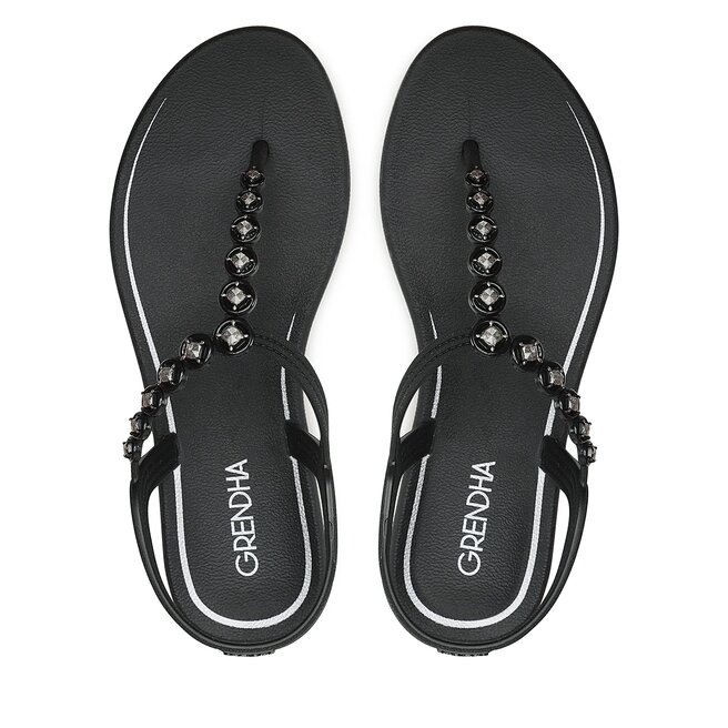 Sandale Grendha Cacau Preciosa 18600 Negru | epantofi.ro