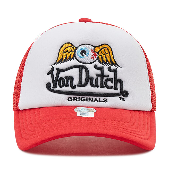 Șapcă Von Dutch Baker 7030168 White/Red | epantofi.ro