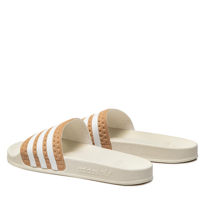 Pantoletten adidas adilette GY2102 Beige | eschuhe.de
