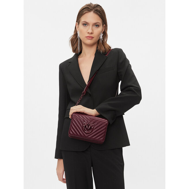 Torebka Pinko Love Click Mini AI 23-24 PLTT 100067 A0VM Purple WW5B ...