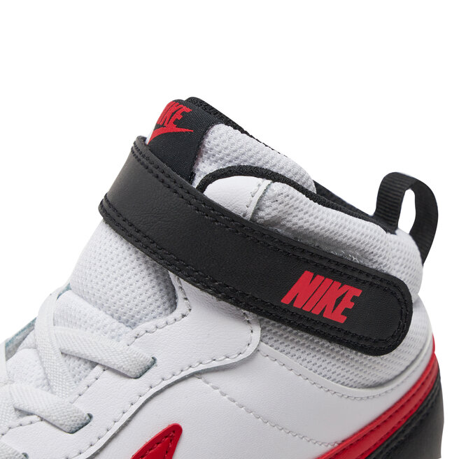 Sneakersy Nike Court Borough Mid 2 (PSV) CD7783 110 Biały | eobuwie.com.pl