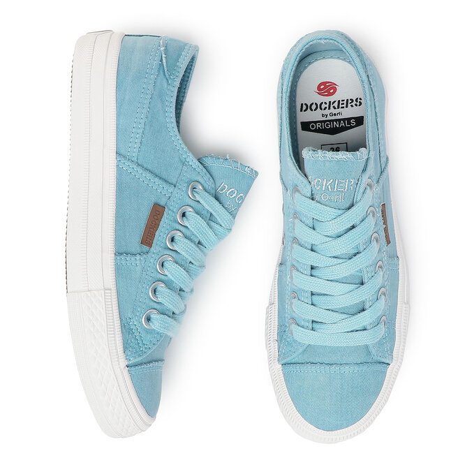 Sneakers aus Stoff Dockers by Gerli 40TH201-790620 Baby Blue | eschuhe.de