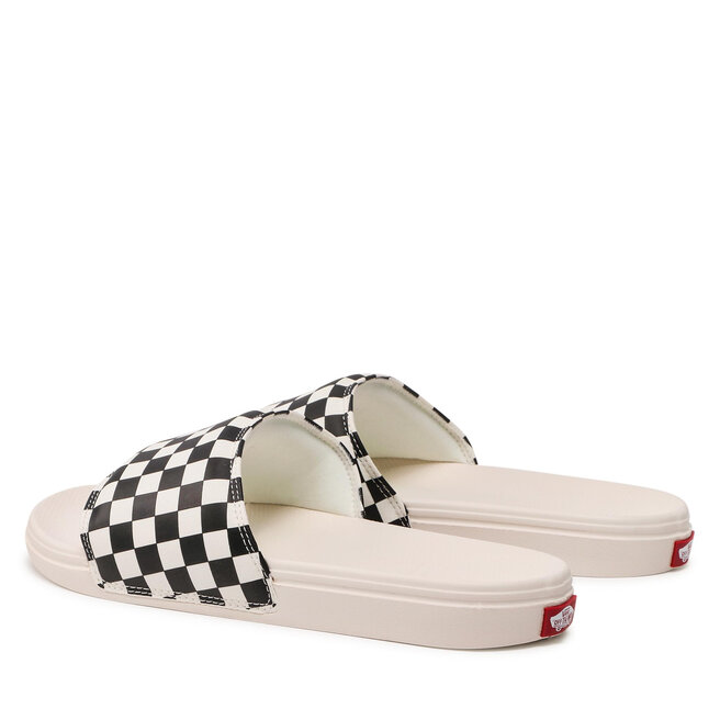 Pantoletten Vans La Costa Slide VN0A5HFER6R1 (Checkerboard) Black/Mars | eschuhe.de