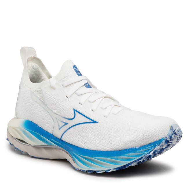 Buty do biegania Mizuno Wave Neo Wind J1GD227821 Biały | eobuwie.com.pl